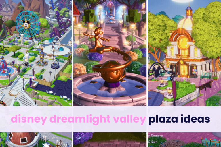 25 Disney Dreamlight Valley Plaza Ideas to Inspire You - gals that game