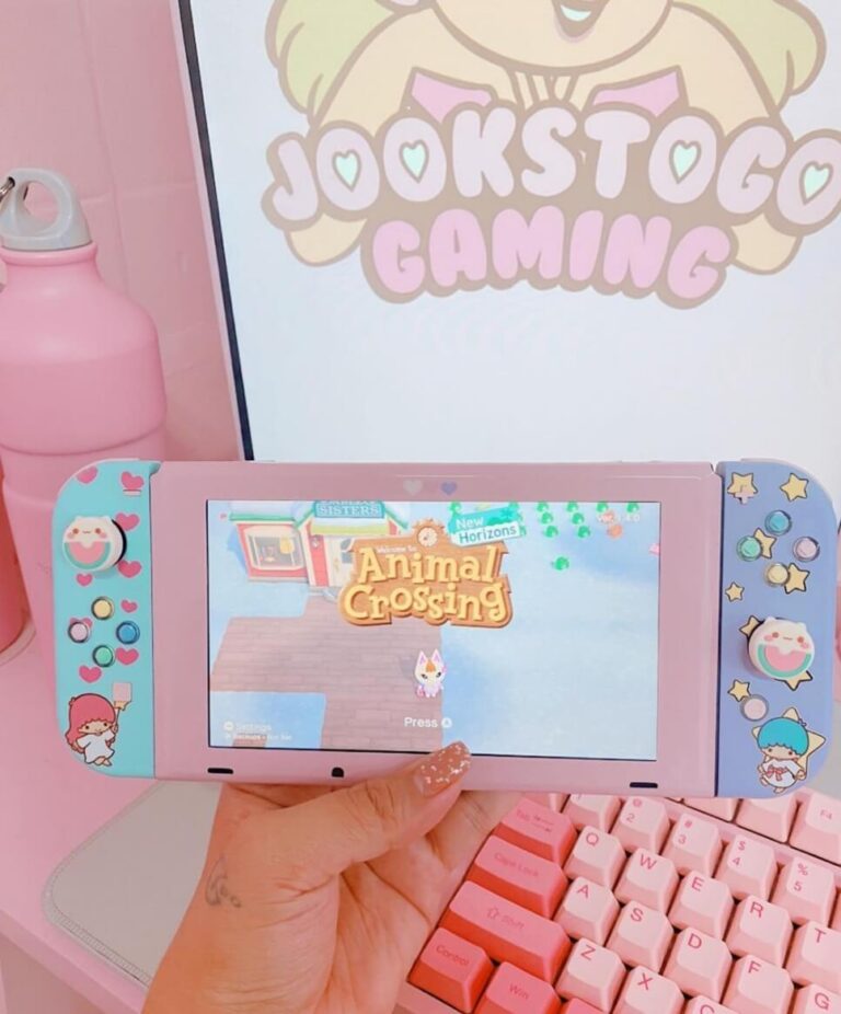 27 Aesthetic Nintendo Switch Setups for Girls - gals that game