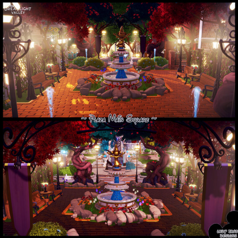 25 Disney Dreamlight Valley Plaza Ideas to Inspire You - gals that game